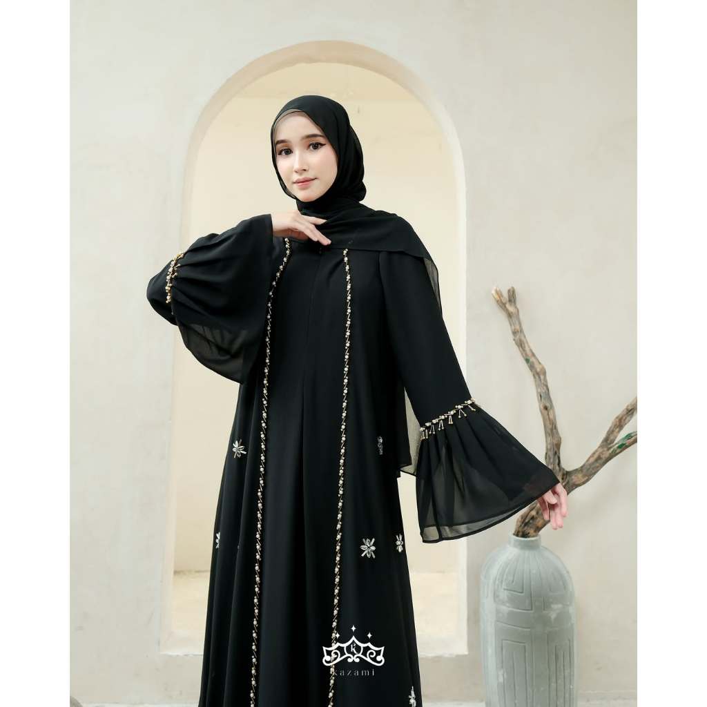 Jual Ulyya Abaya Sultan Model Mewah Remaja Aesthetic Set Hijab Abaya ...
