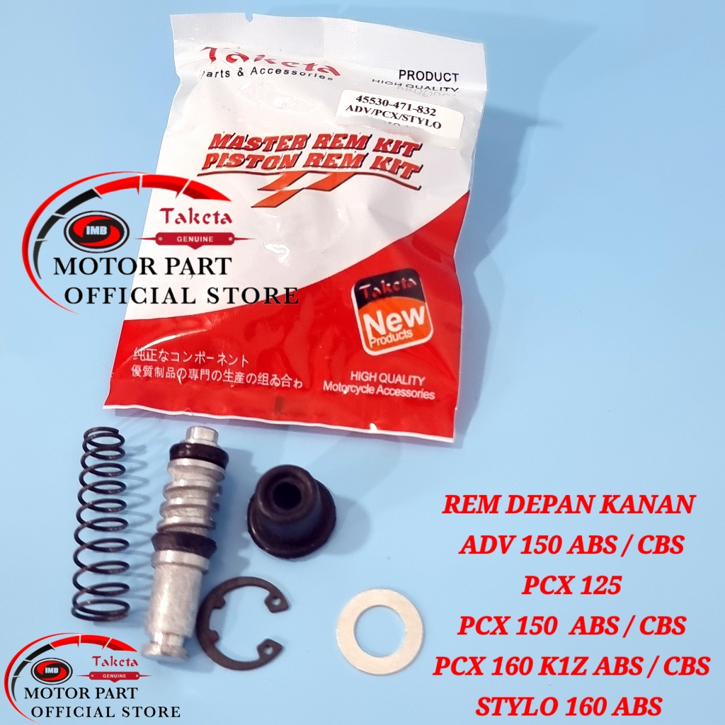 Jual TAKETA SEAL MASTER REM KIT DEPAN KANAN ADV 150 / ADV 160 / PCX 125 ...