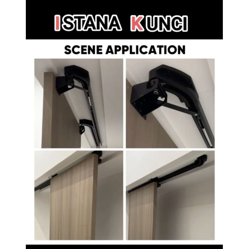 Jual Rel sliding pintu push internal / Rel sliding Hidden push internal ...