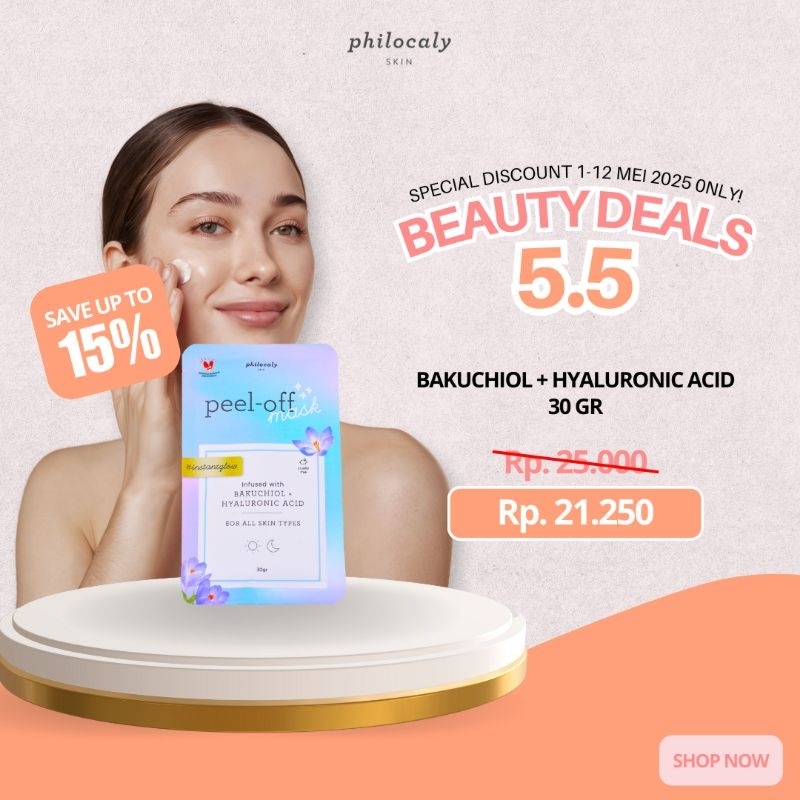 Jual Philocaly Skin Masker Peel Off / Rubber Mask Bakuchiol ...