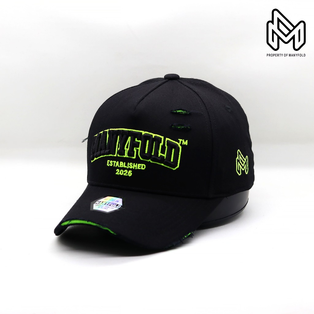 Jual MANYFOLD - Topi Baseball sobek pria wanita bordir timbul distro ...