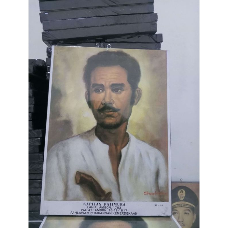 Jual Poster Bingkai Kapten Patimura | Shopee Indonesia