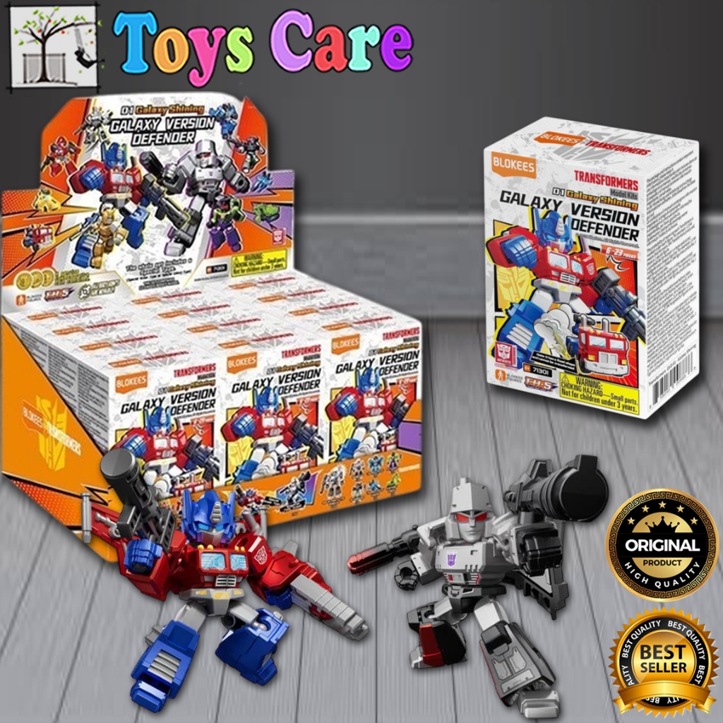 Jual Blokees Transformers Model Kits Blind Box Galaxy Version Defender ...