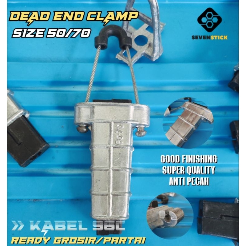 Jual Dead End Klem Buaya 50 70 Fixed Clamp Bracket Accessories Tiang ...