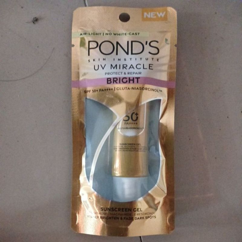 Jual Ponds Sunscreen UV Miracle Bright SPF 50 15gr | Shopee Indonesia