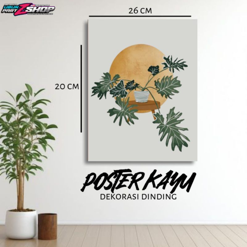 Jual dekorasi dinding poster kayu kekinian aesthetic terbaru viral ...