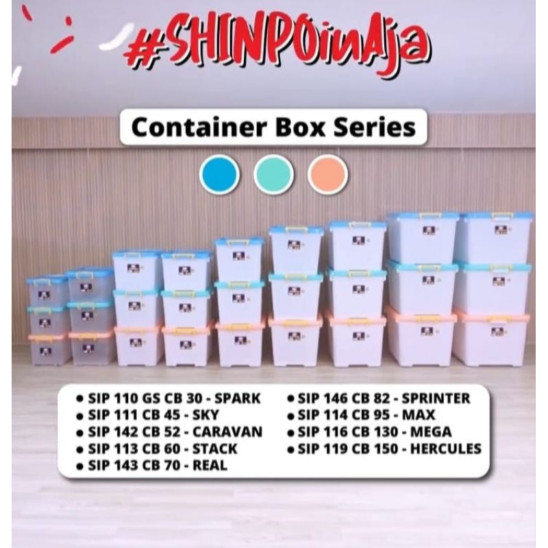 Jual Spark Container Box Spark CB 30 merk Shinpo / Kontainer Plastik / Kotak Penyimpanan ...