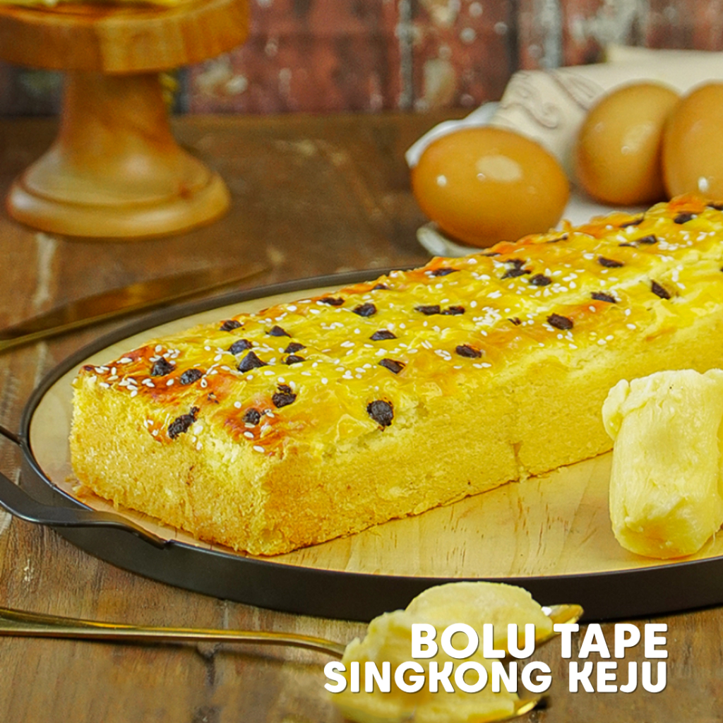 Jual The Bolu Rampah Bolu Tape Singkong Keju - Oleh oleh khas Makassar ...