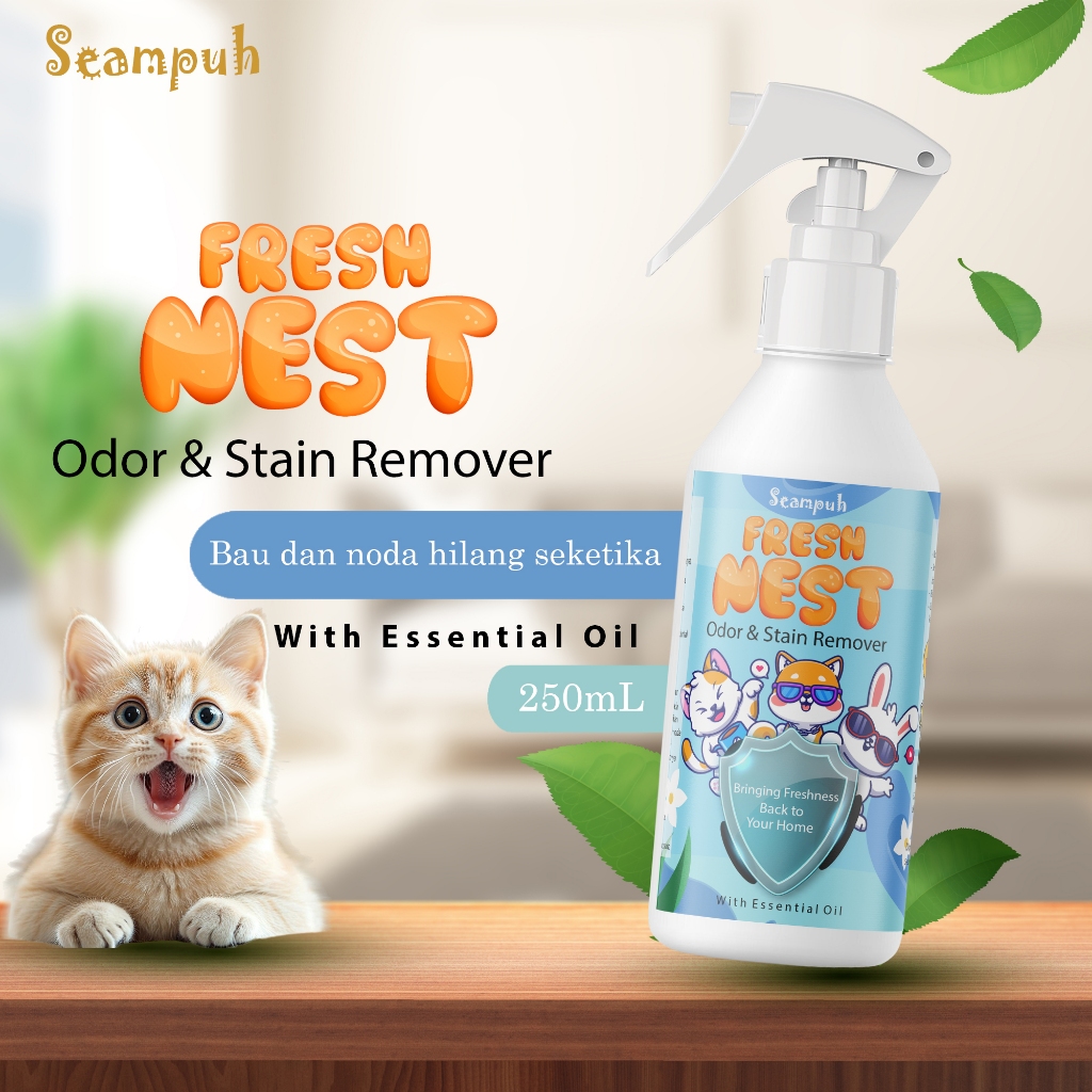 Jual Fresh Nest Penghilang Noda dan Bau kotoran dan urine di Sofa, Kasur, kain, dll 250ml ...