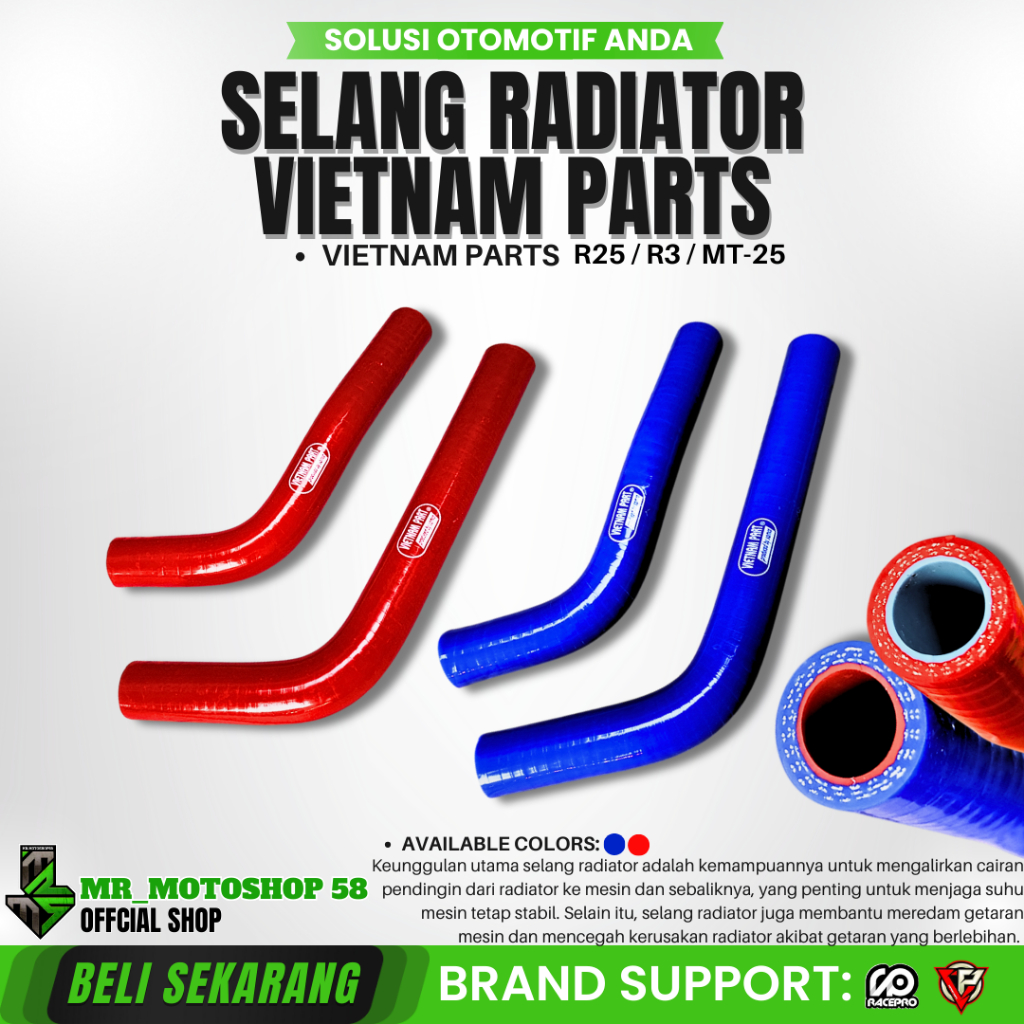 Jual SELANG RADIATOR HOSE R25 MT25 | SELANG RADIATOR MT 25 | SELANG ...