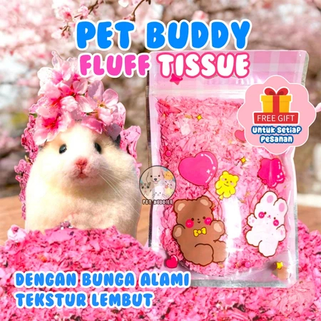 Jual Tisu Hamster Alas Hewan Sugar Glider Menyerap Bau dan Basah Alas ...