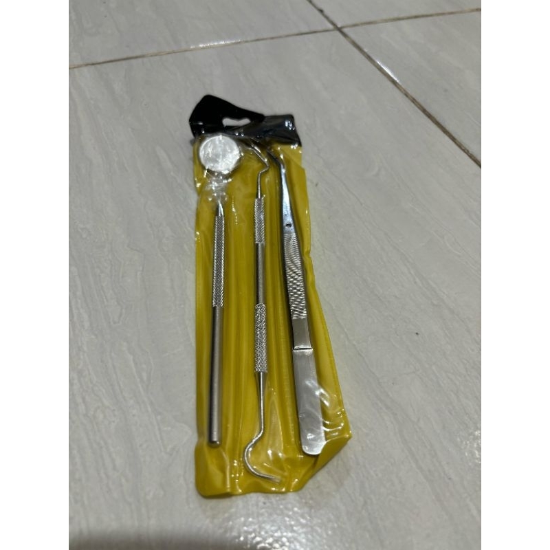 Jual Alat standart dental diagnostic kit set pembersih karang gigi isi ...