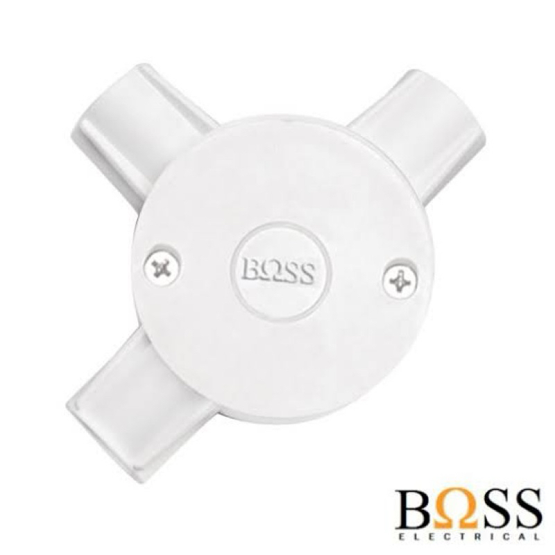 Jual T DUS CABANG 3 BOSS Putih | Shopee Indonesia