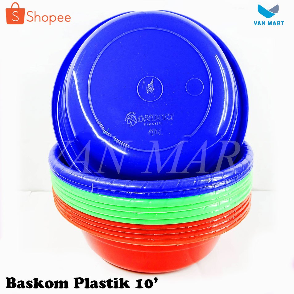 Jual 3 PCS BASKOM SERBAGUNA 10 INCH / Baskom Serbaguna 10 Inch | Shopee ...