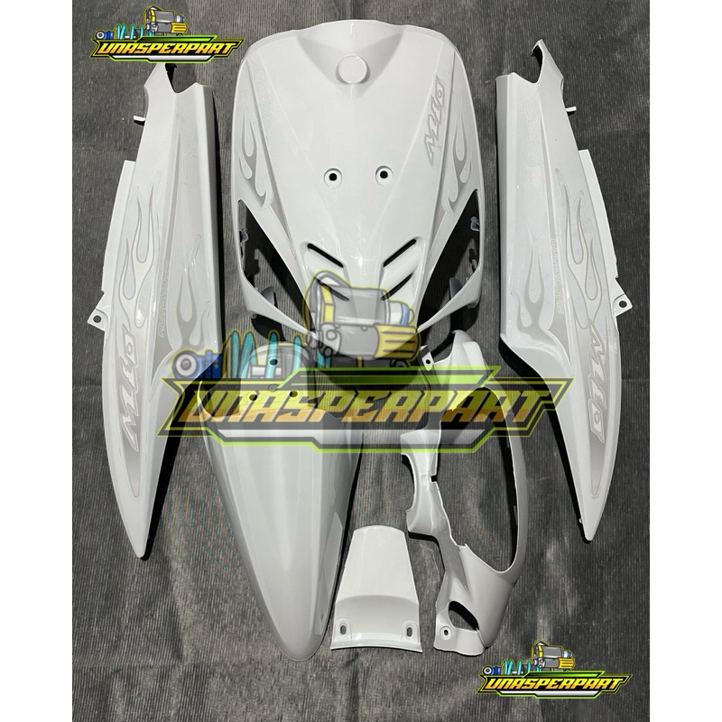 Jual Full body halus mio sporty warna putih plus striping transparan | Shopee Indonesia