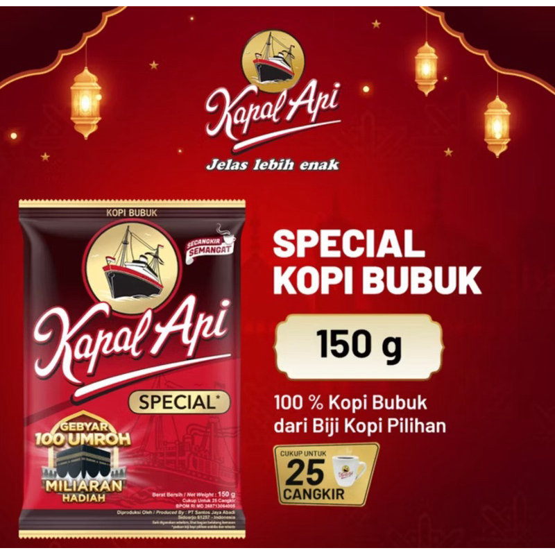 Jual KAPAL API Special Merah 150 gr | Shopee Indonesia