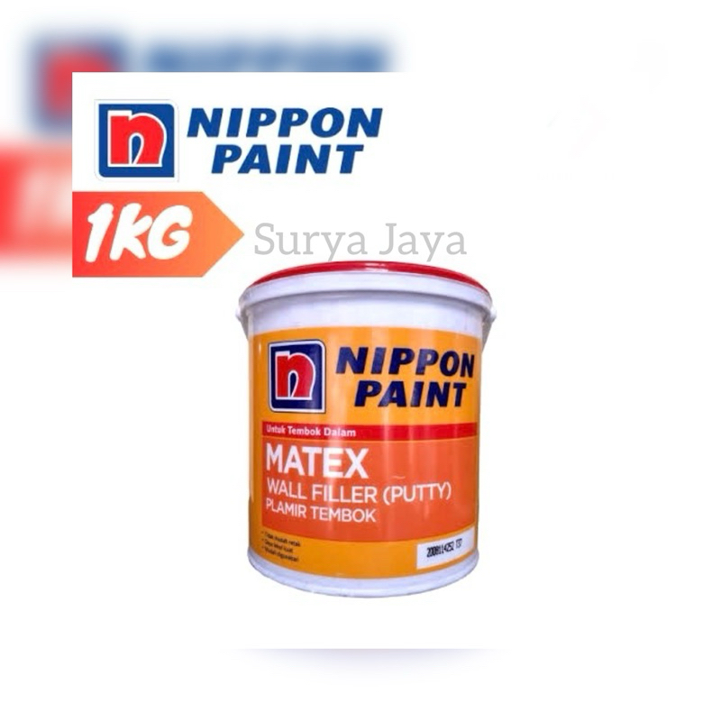 Jual PLAMIR | PUTTY | DEMPUL TEMBOK MATEX NIPPON PAINT UKURAN 1 KG | Shopee Indonesia