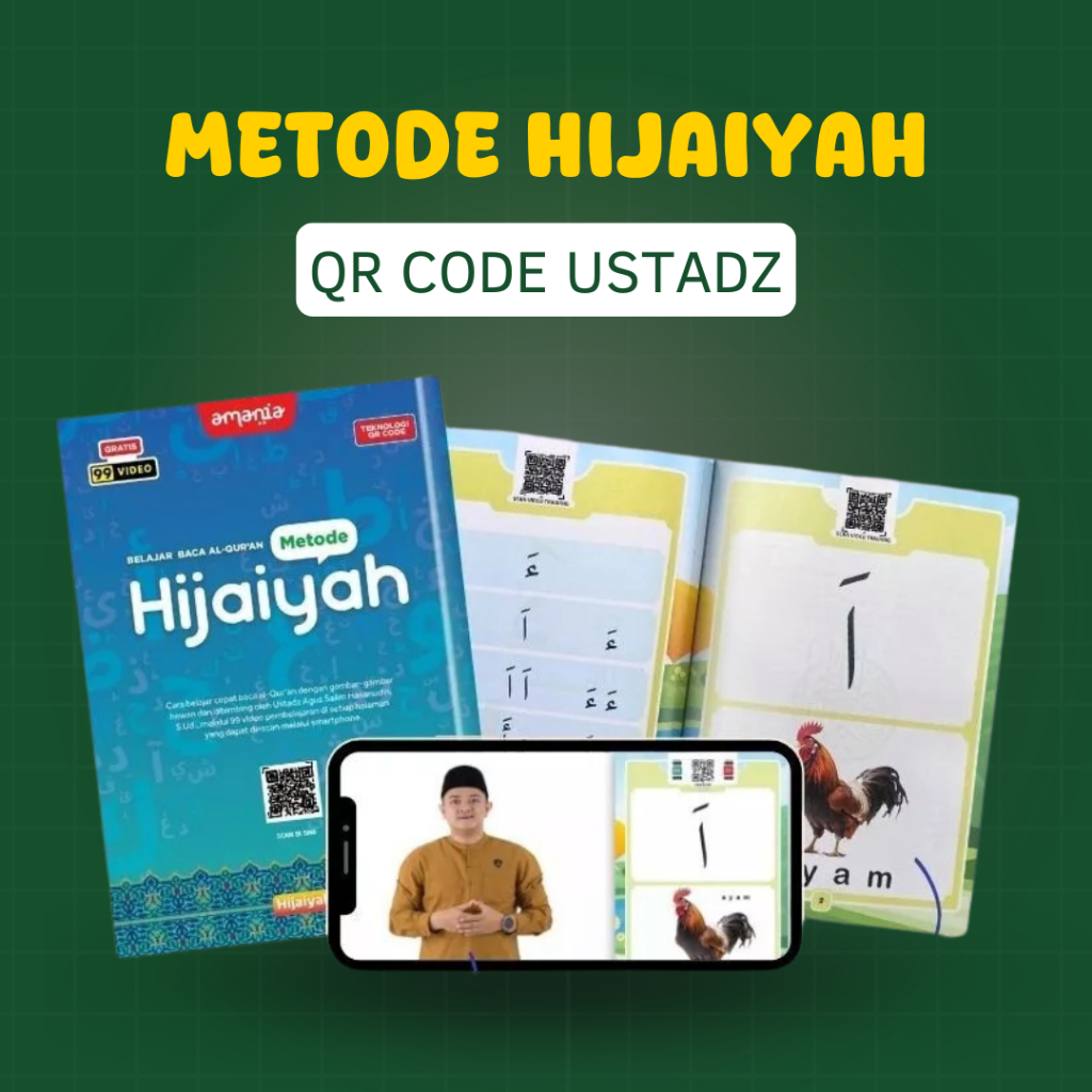 Jual Buku Metode Hijaiyah Anak TK SD - Edisi QR Code - Belajar Mengenal ...