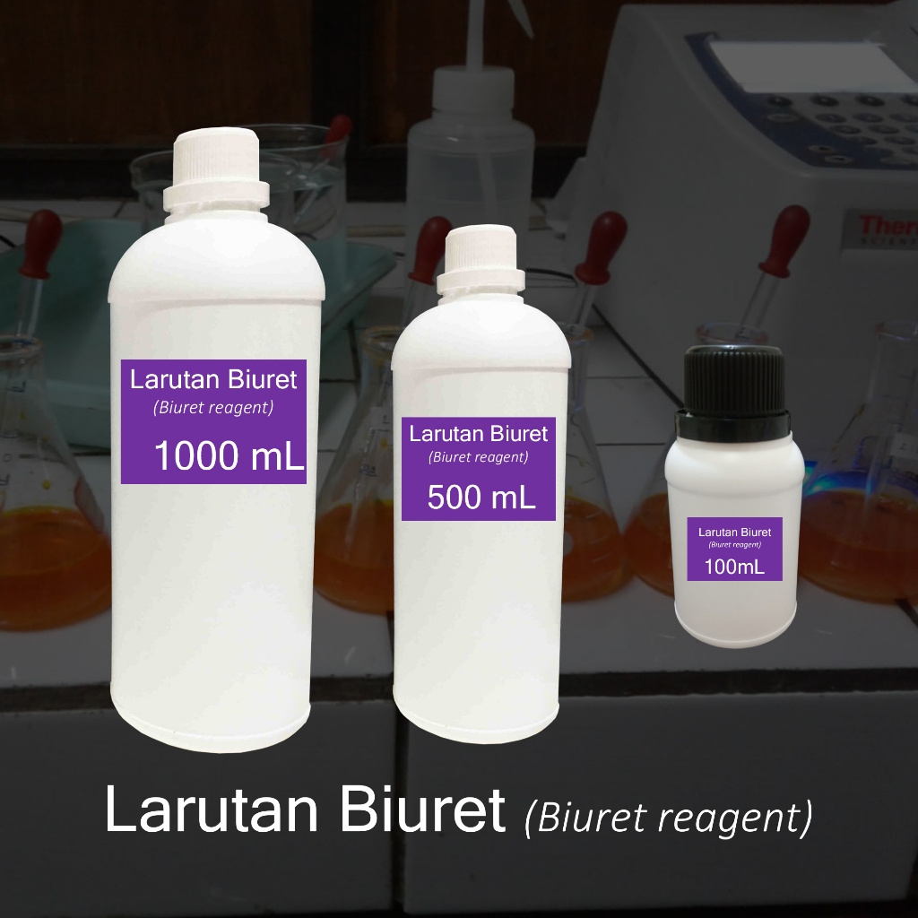 Jual Larutan Biuret / Reagen Biuret/ Biuret reagent / Larutan Uji Protein | Shopee Indonesia