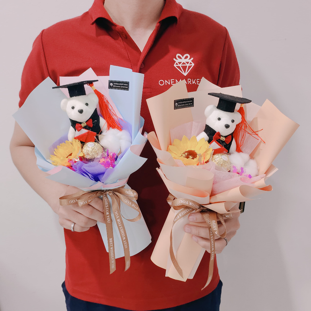 Jual Buket Bunga Wisuda - Bunga Matahari - Kado Guru Murah - Hadiah ...