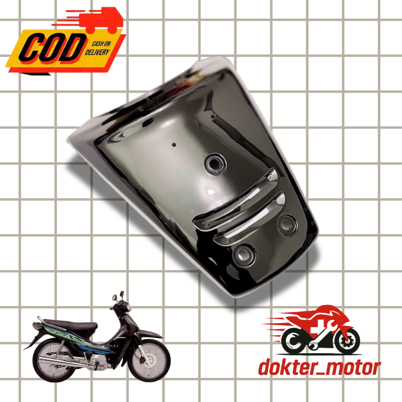 Jual panel dada dasi depan supra x lama hitam glosy bahan tebal ...