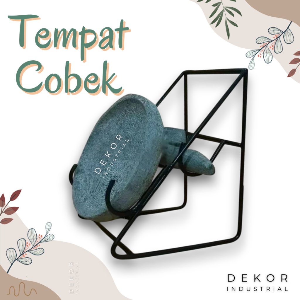 Jual Tempat Cobek Dudukan Cobek dan Ulekan | Layah Material Besi Tebal ...