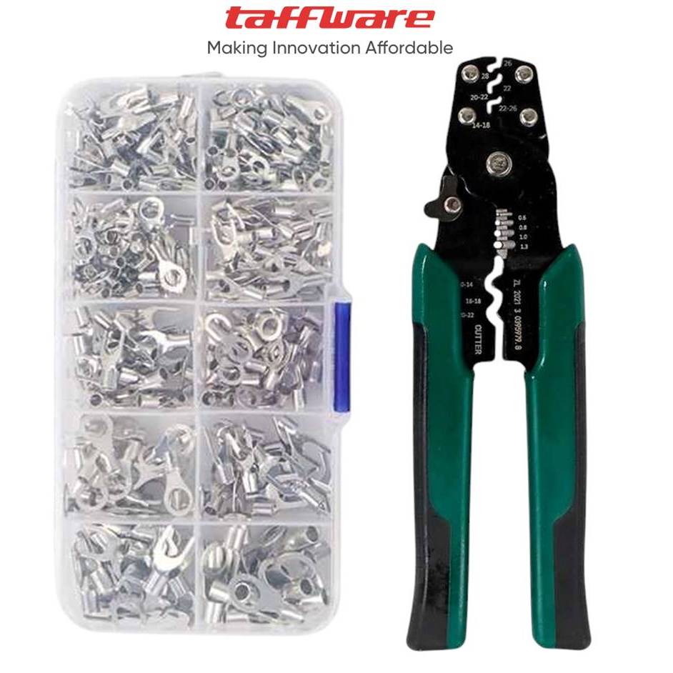 Jual Taffware Satu Set Skun Aki Plus Tang CrimpIng 320 PCS with Plier ...