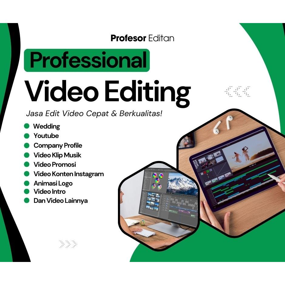 Jual Jasa Edit Video Cinematic, Iklan Promosi, Wedding, Company Profile ...