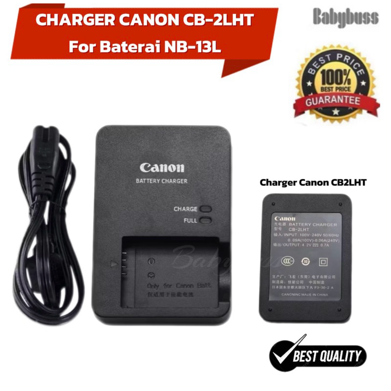 Jual Charger canon CB-2LHT for battery Canon NB-13L for Canon G7x G7x Mark II | Shopee Indonesia