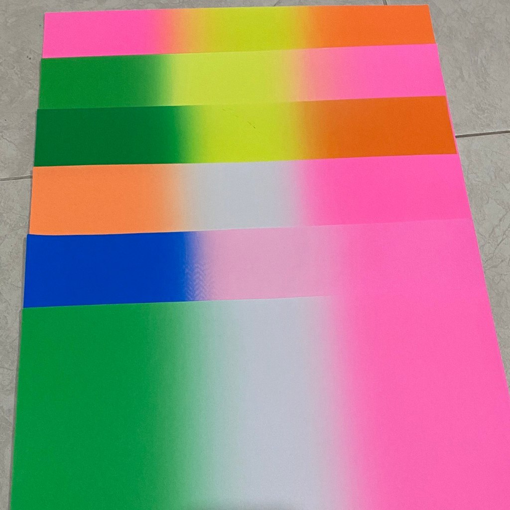 Jual Kertas Karton Asturo Gradasi Pelangi Dekorasi (1 slop isi 10 lbr ...