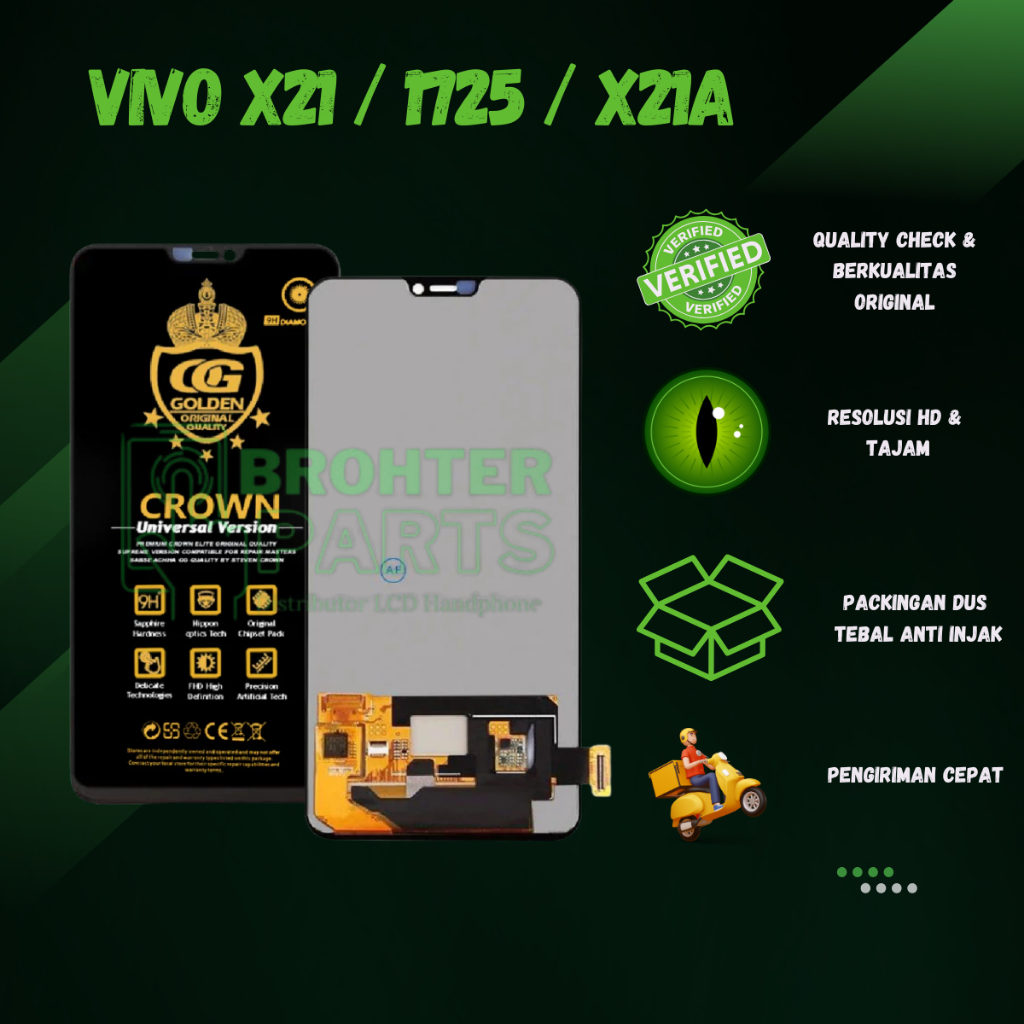 Jual LCD VIVO X21 / 1725 / X21A TOUCHSCREEN FULLSET COMPLETE ORIGINAL | Shopee Indonesia
