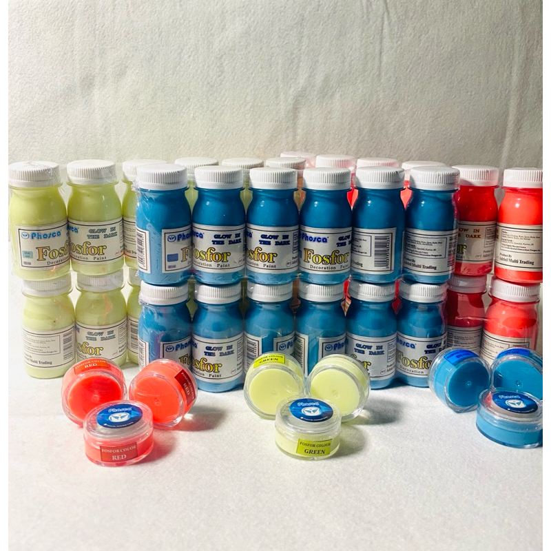 Jual cat fosfor glow in the dark 50ml | Shopee Indonesia