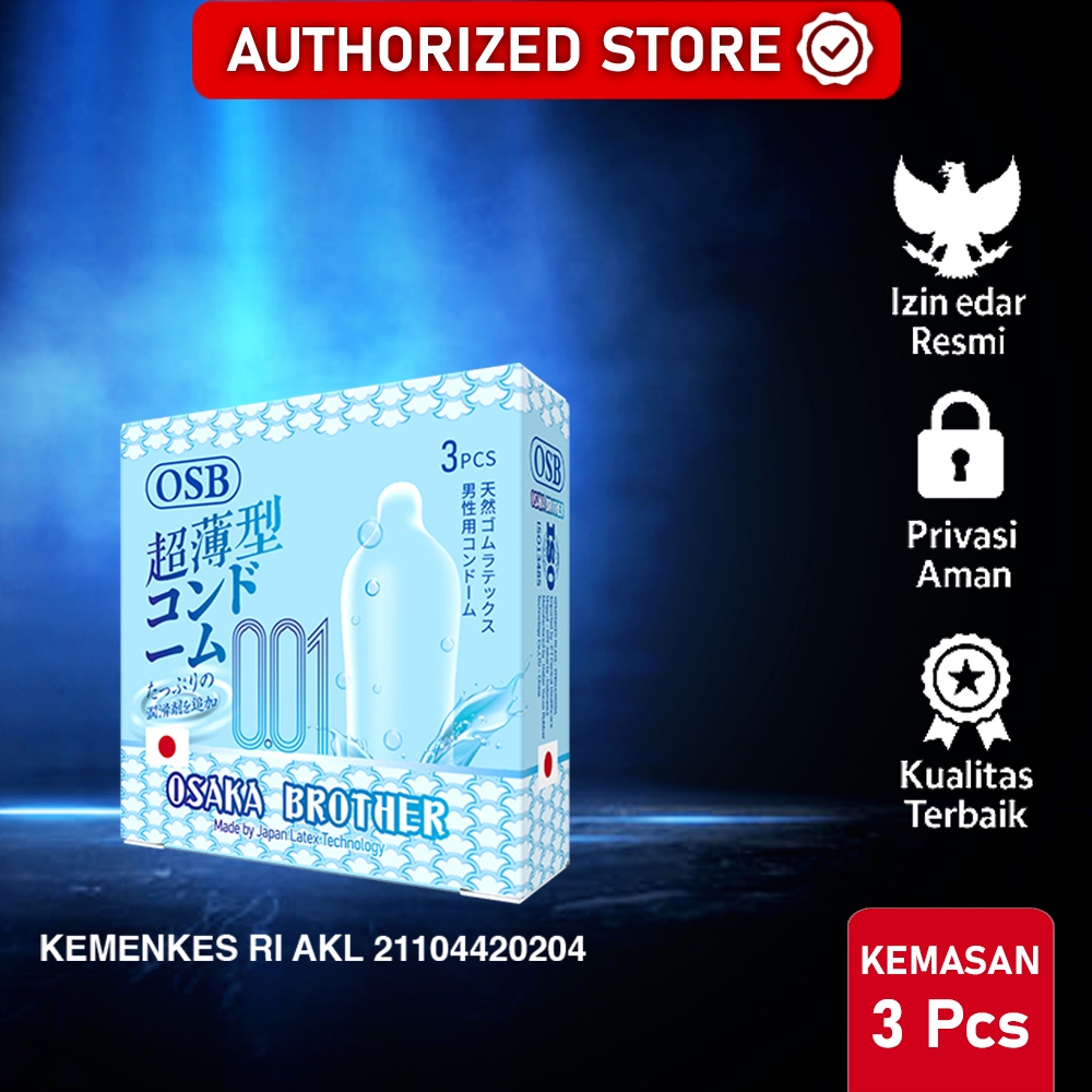 Jual Kondom 001 Super Tipis Osb Osaka Brother - Isi 3 Pcs | Shopee Indonesia