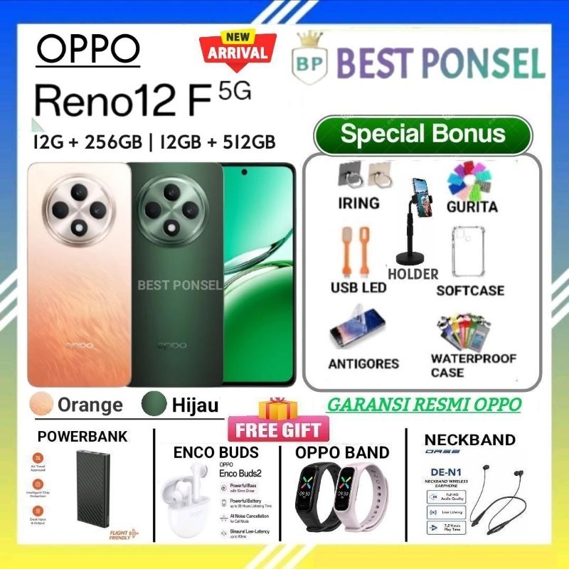 Jual OPPO RENO12F 5G RAM 12/256 GB | RENO 12F 5G 12/512GB Reno 12F ...