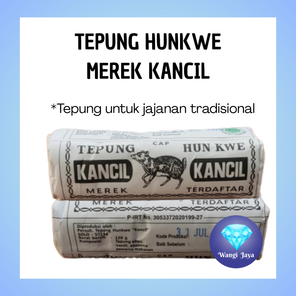Jual TEPUNG HUNKWE Kancil 120 Gram (TEPUNG ES GABUS) | Shopee Indonesia