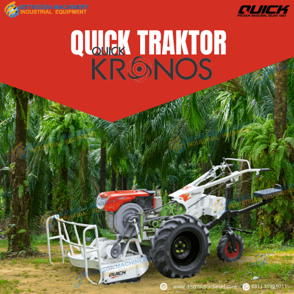 Jual Traktor Quick Kronos Lengkap Diesel Kubota RD 110DI-2T - Mesin Potong Rumput Mower | Shopee ...