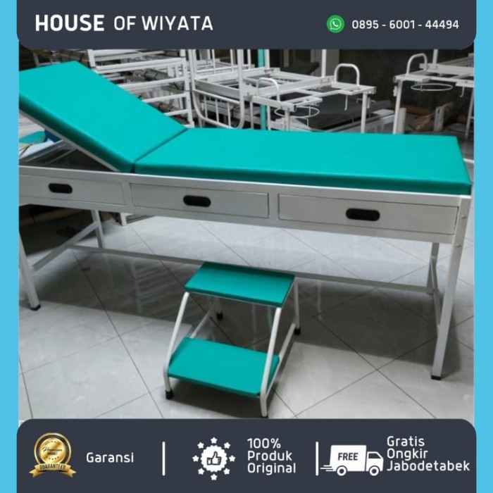 Jual Meja Periksa Dokter 3 Laci Bed Pasien Advance Besi Meja ...