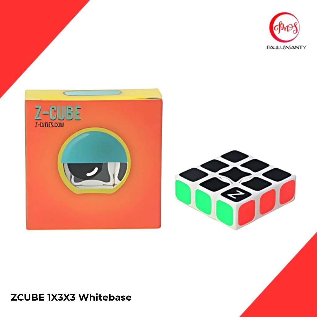 Jual Cube Puzzle 1x3x3 Z-Cube 1x3x3 Whitebase ORIGINAL | Shopee Indonesia