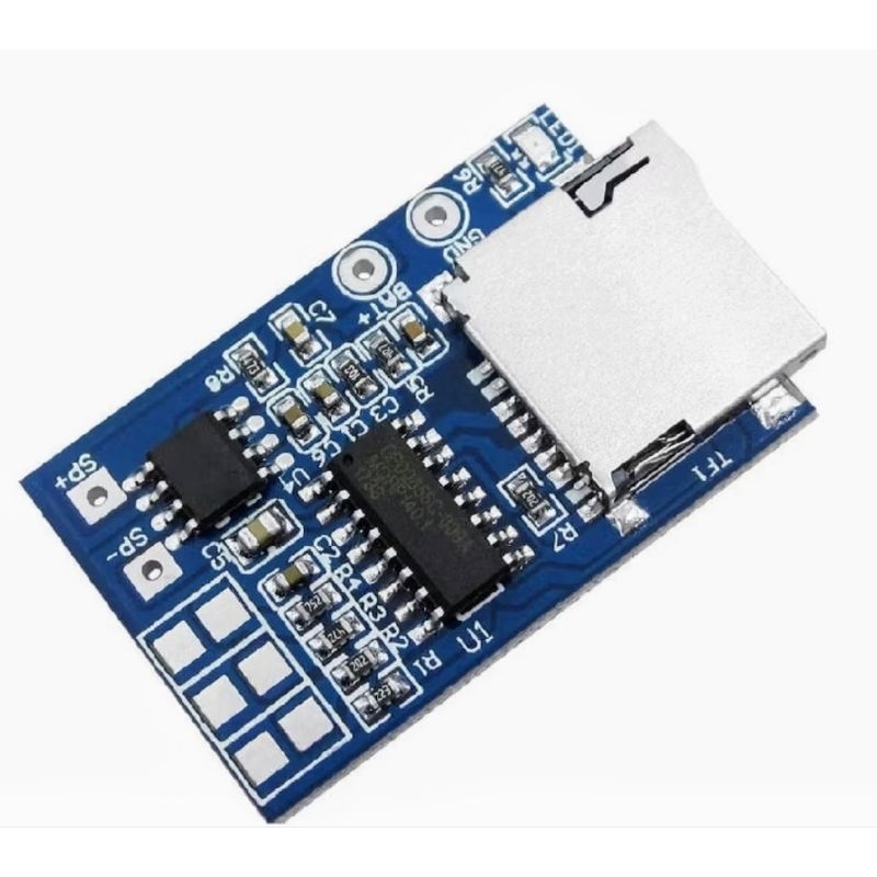 Jual TF card MP3 decoder board decoding module amplifier power | Shopee ...