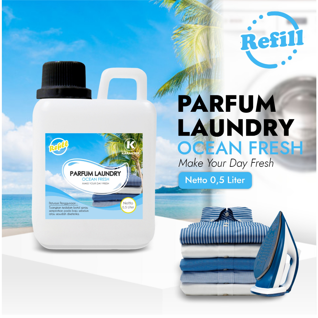 Jual Parfum Laundry OCEAN FRESH Premium Wangi Awet Tahan Lama | Pewangi ...