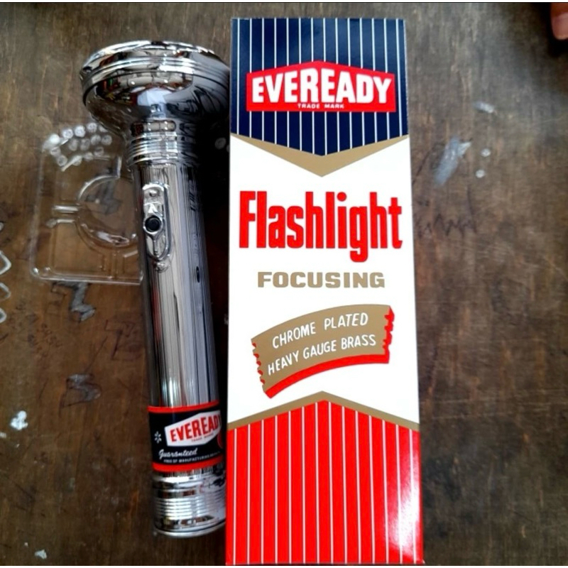 Jual Senter Antik Klasik Vintage Jadul Kuningan EVEREADY TANGGUNG ...