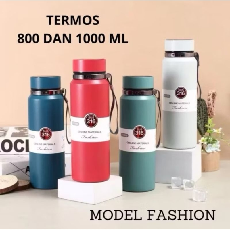 Jual Tumbler Termos Stainless Steel 1000ML Tahan Panas Dan Dingin / Termos Vacum 1000ML | Shopee ...