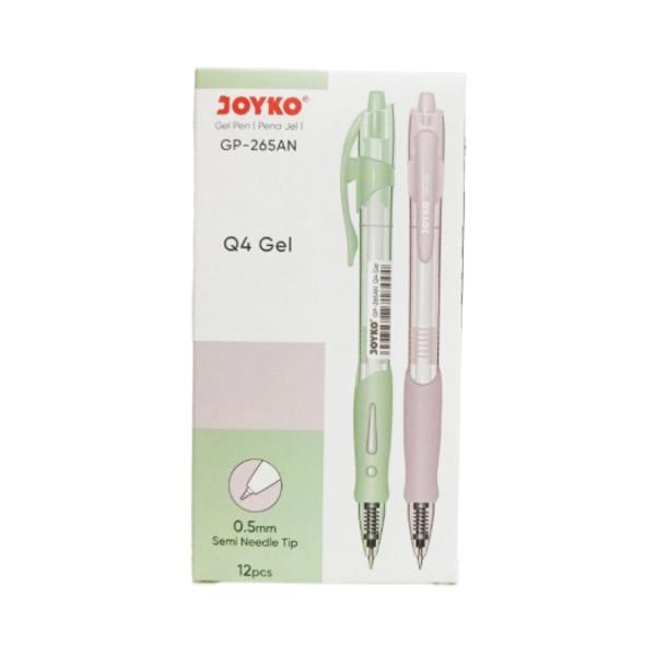 Jual Gel Pen / Pulpen GP 265AN Pastel 0,5 mm Black (1 Pack Isi 12 Pcs) | Shopee Indonesia