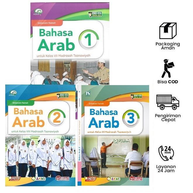 Jual Bahasa Arab Kelas 7 8 9 SMP/MTS / Bahasa Arab SMP Aqila/ Kurikulum Merdeka | Shopee Indonesia