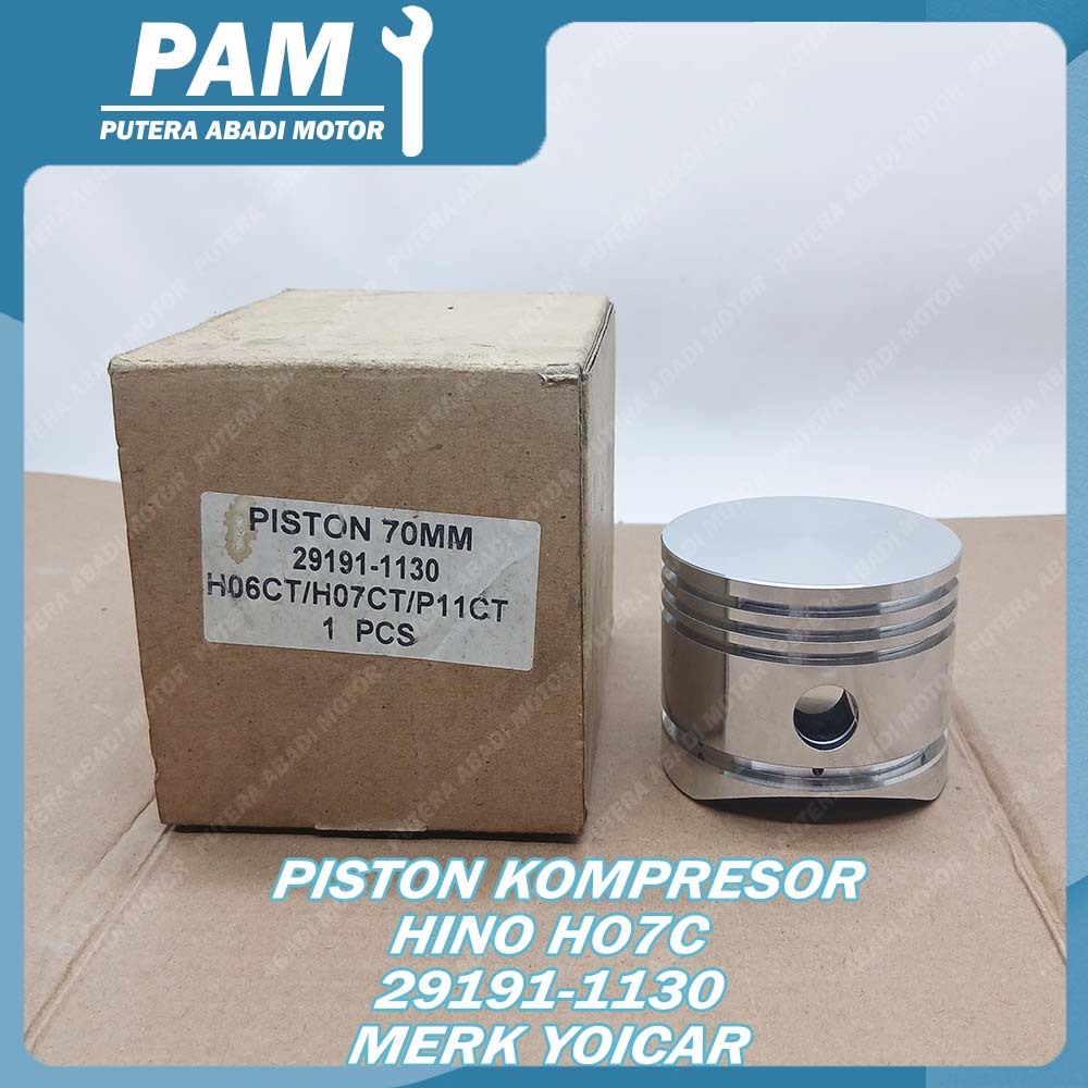 Jual Piston Air Compresor Hino HO7C 29191-1130 Ukuran 70mm X 53mm (OSA)ff | Shopee Indonesia