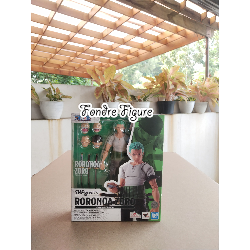 Jual ORIGINAL SHF RORONOA ZORO ROMANCE DAWN ONE PIECE BANDAI ACTION ...