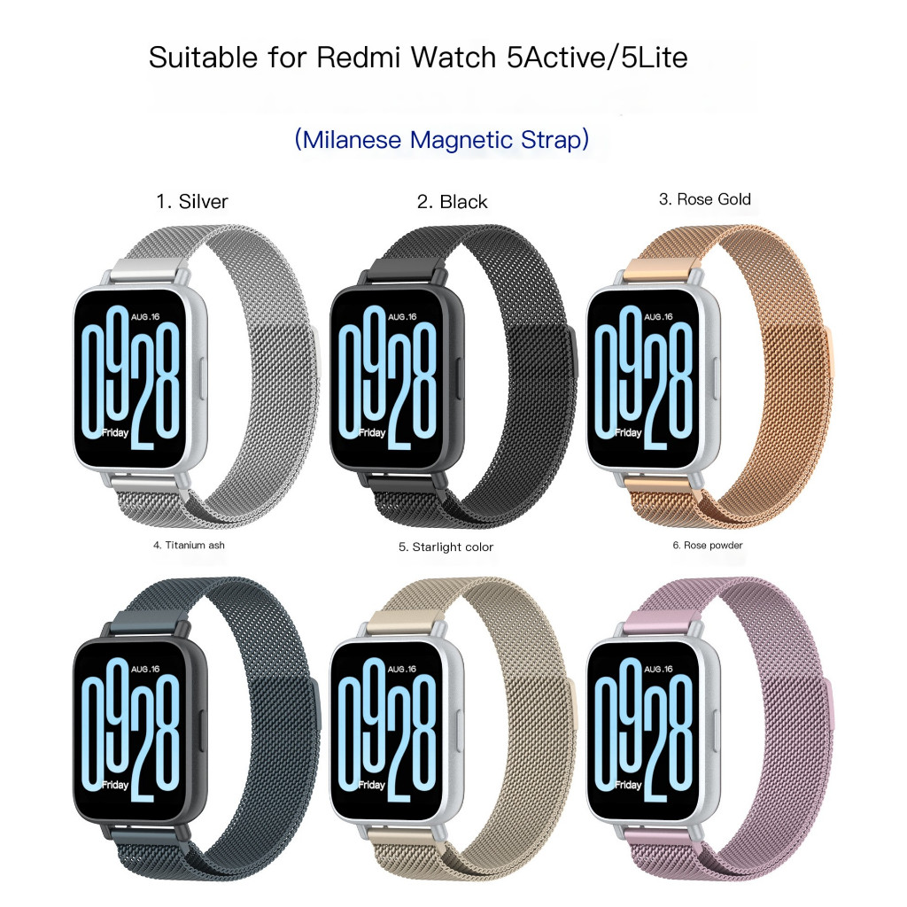 Jual Aksesori Tali Jam Tangan Logam Stainless Steel untuk Redmi Watch 5 ...