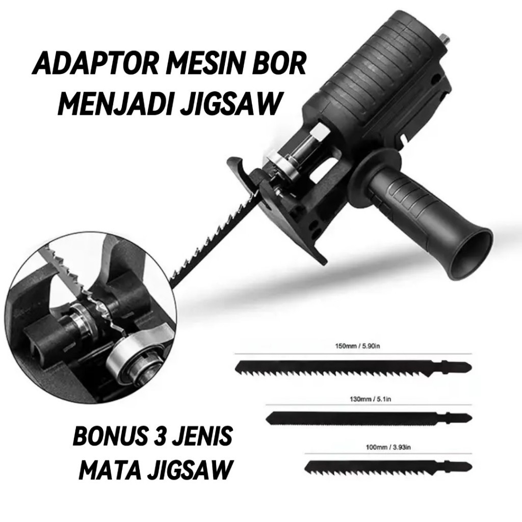 Jual NEW~ADAPTOR MESIN JIGSAW/ADAPTOR MESIN BOR JADI MESIN JIGSAW MESIN ...