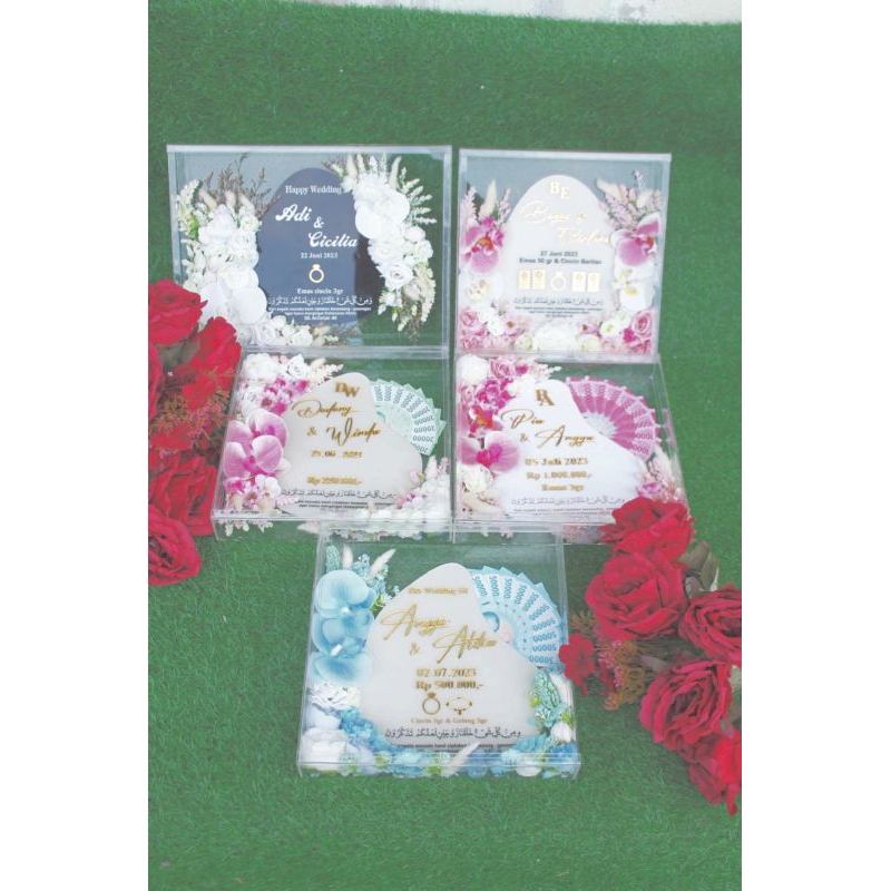 Jual BOX MAHAR AKRILIK BINGKAI AKRILIK FRAME AKRILIK AESTHETIC | Shopee ...