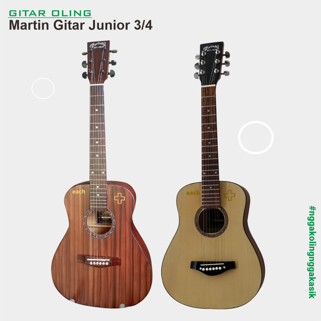 Jual Gitar Martin 3/4 | Gitar Junior | Gitar Traveler Senar String ...